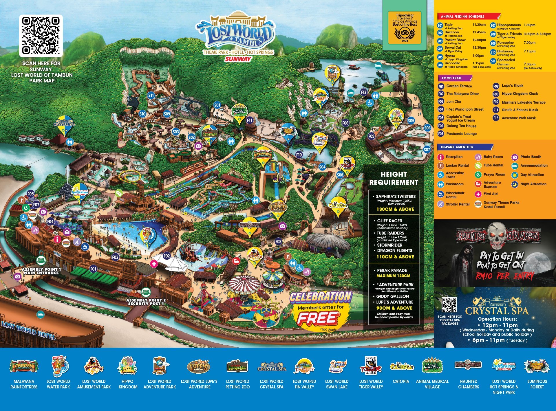 Park Map - Sunway Lost World Of Tambun Theme Park
